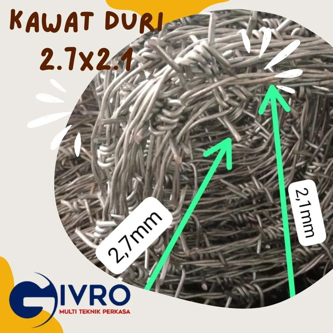Kawat Duri 2.7X2.1 Di Bogor Barat | Blog | PT Givro Multi Teknik Perkasa
